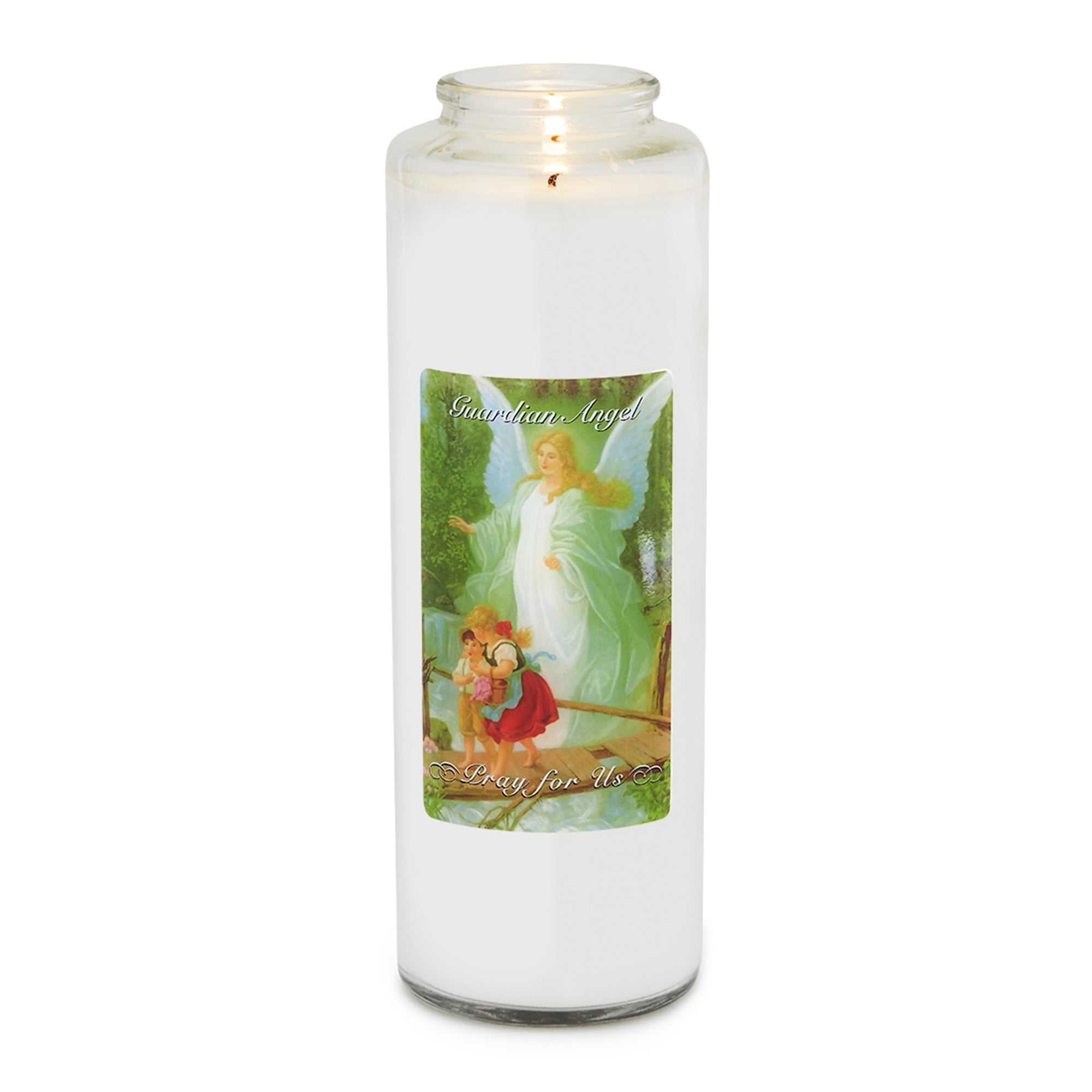 ROOT Candles Prayer Candles Clear Glass Devotional 7-Day Prayer Candle ...