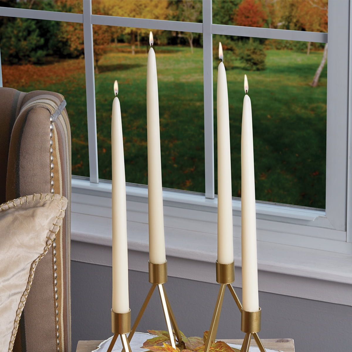 ROOT Unscented Taper Candles, 12-inch, Box of 12 - Walmart.com