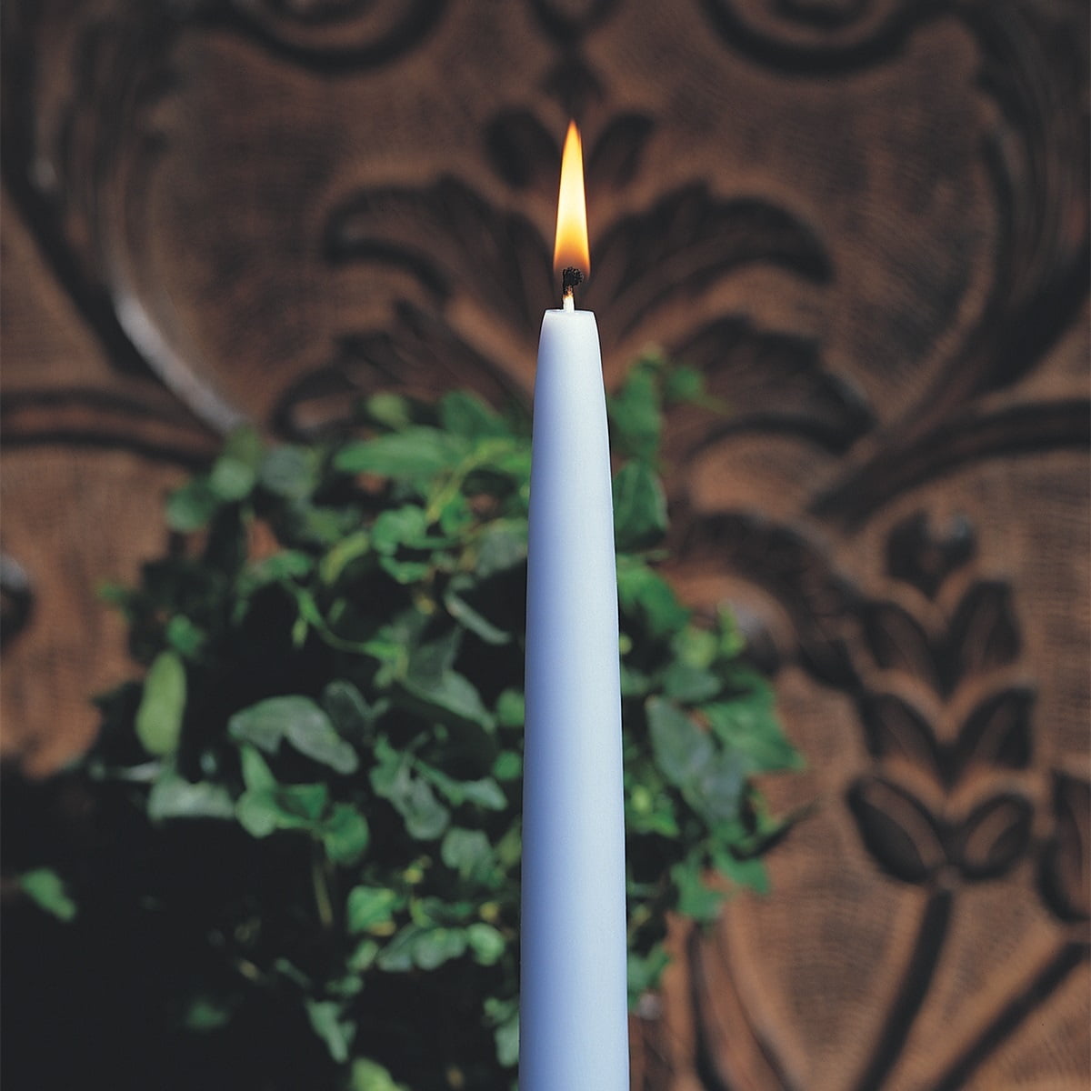 ROOT Candles Unscented Dipped Taper Candles, 9-inch Tall, Box of 12 ...