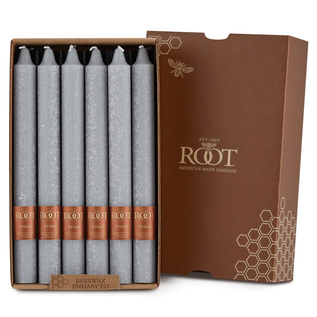 ROOT Candles Unscented Timberline™ Arista Taper Candles, 9-Inch Tall ...