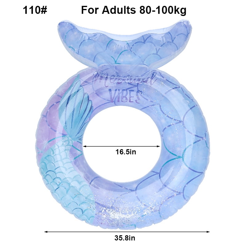 ROOXIN Kid Adult Swim Ring Tube Swim Circle Inflatable Float For Child ...