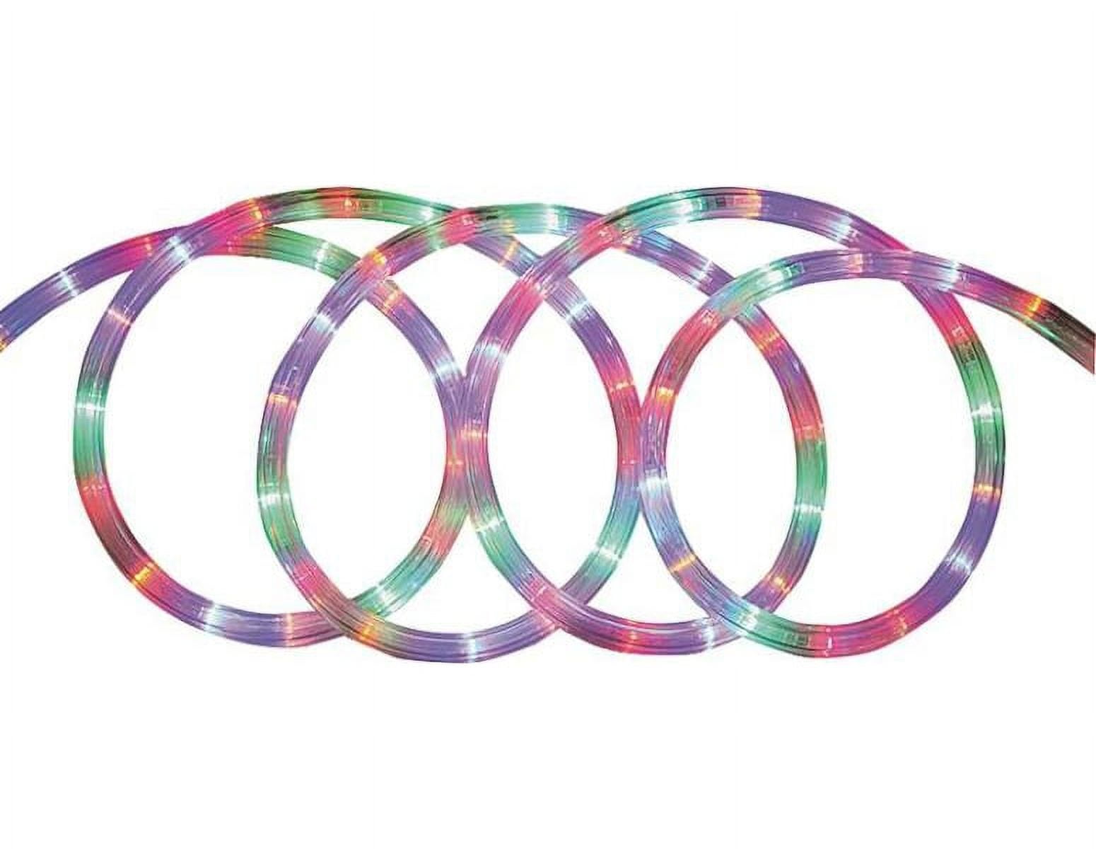 Holiday Basix U09Y562B Rope Light, 10mm, 18', Multi-Color Lights ...