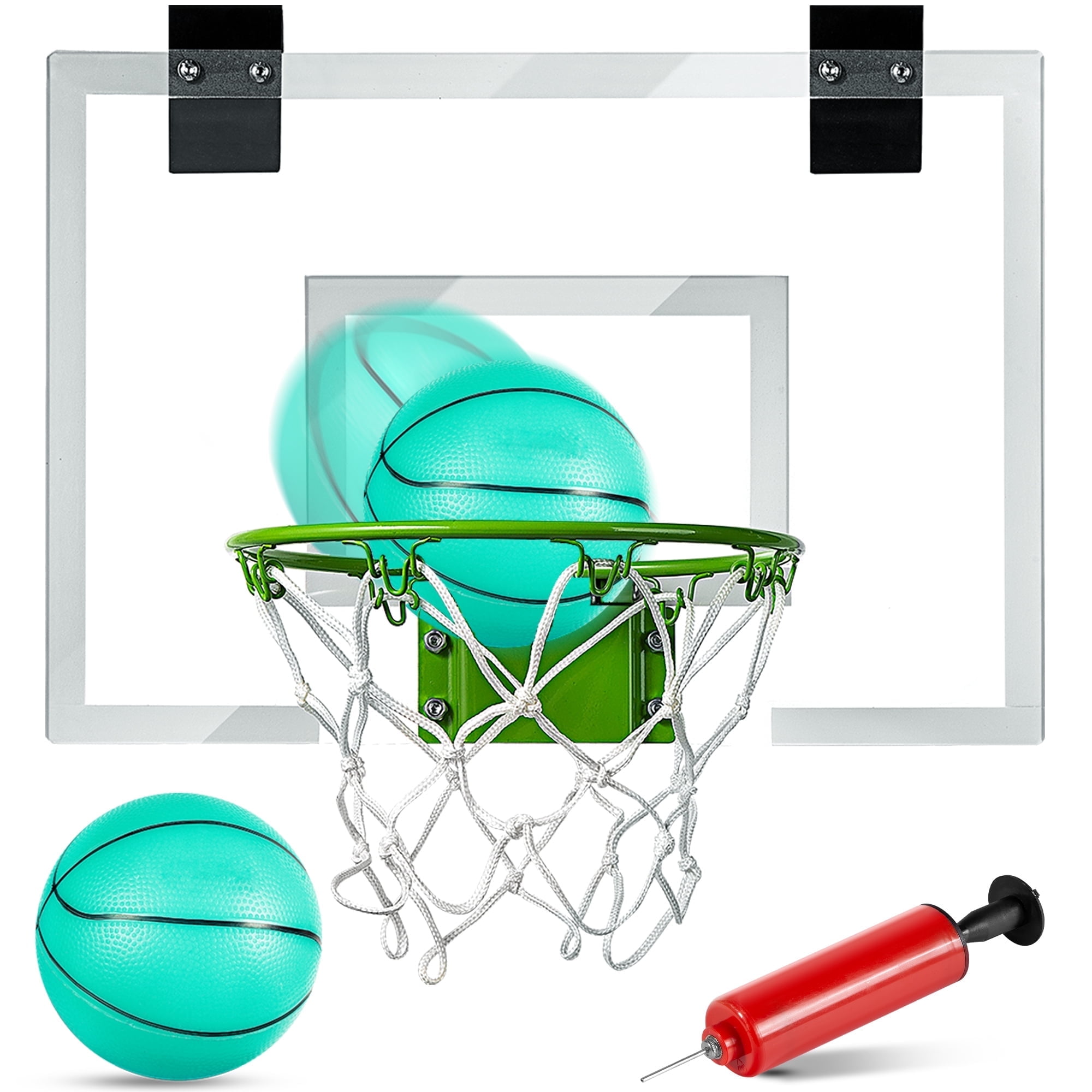 ROPODA Mini Basketball Hoop - Glow in The Dark, Over The Door ...