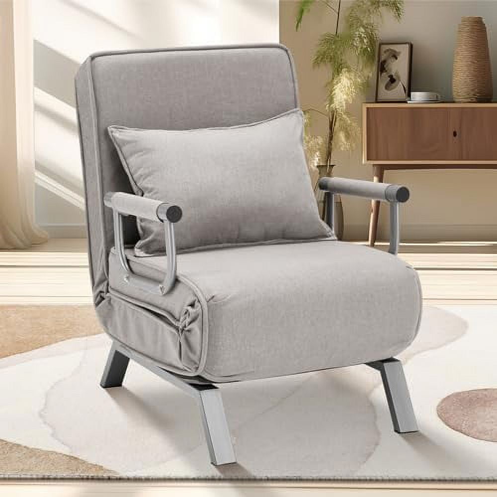 ROPQHLA Folding Sofa Bed Sleeper Chair 3-in-1 Single Convertible Sofa ...