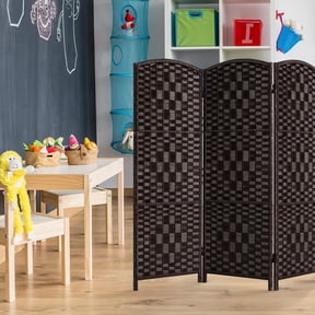 VINGLI Freestanding Pegboard with Support Feet, 5 FT Wood Room Divider ...