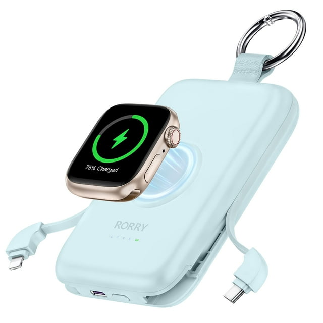 RORRY Portable Charger 10000mAh Compatible with iPhone 16/15/14/13/12 ...