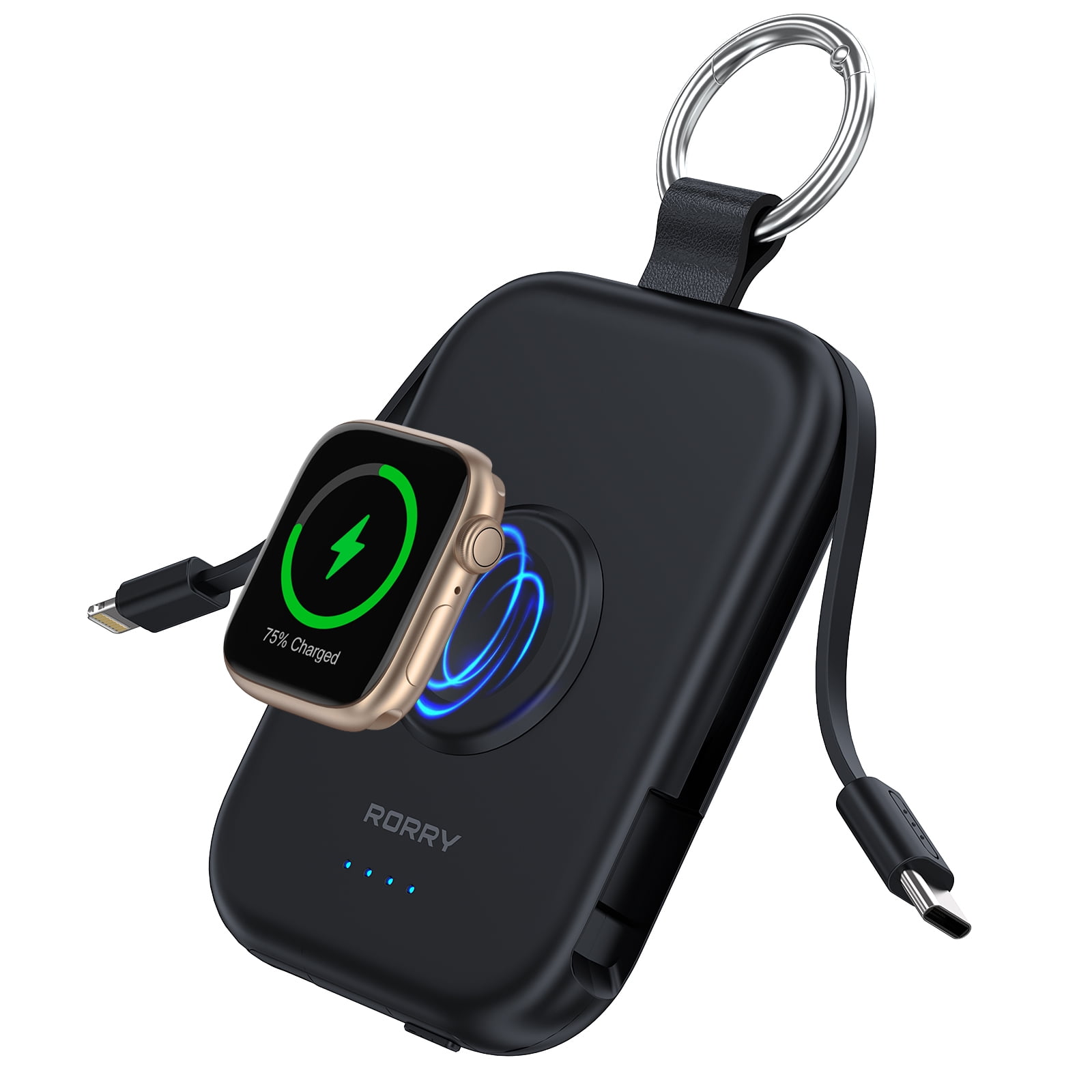 RORRY Portable Charger,5000mAh Power Bank - Apple Watch Charger with ...