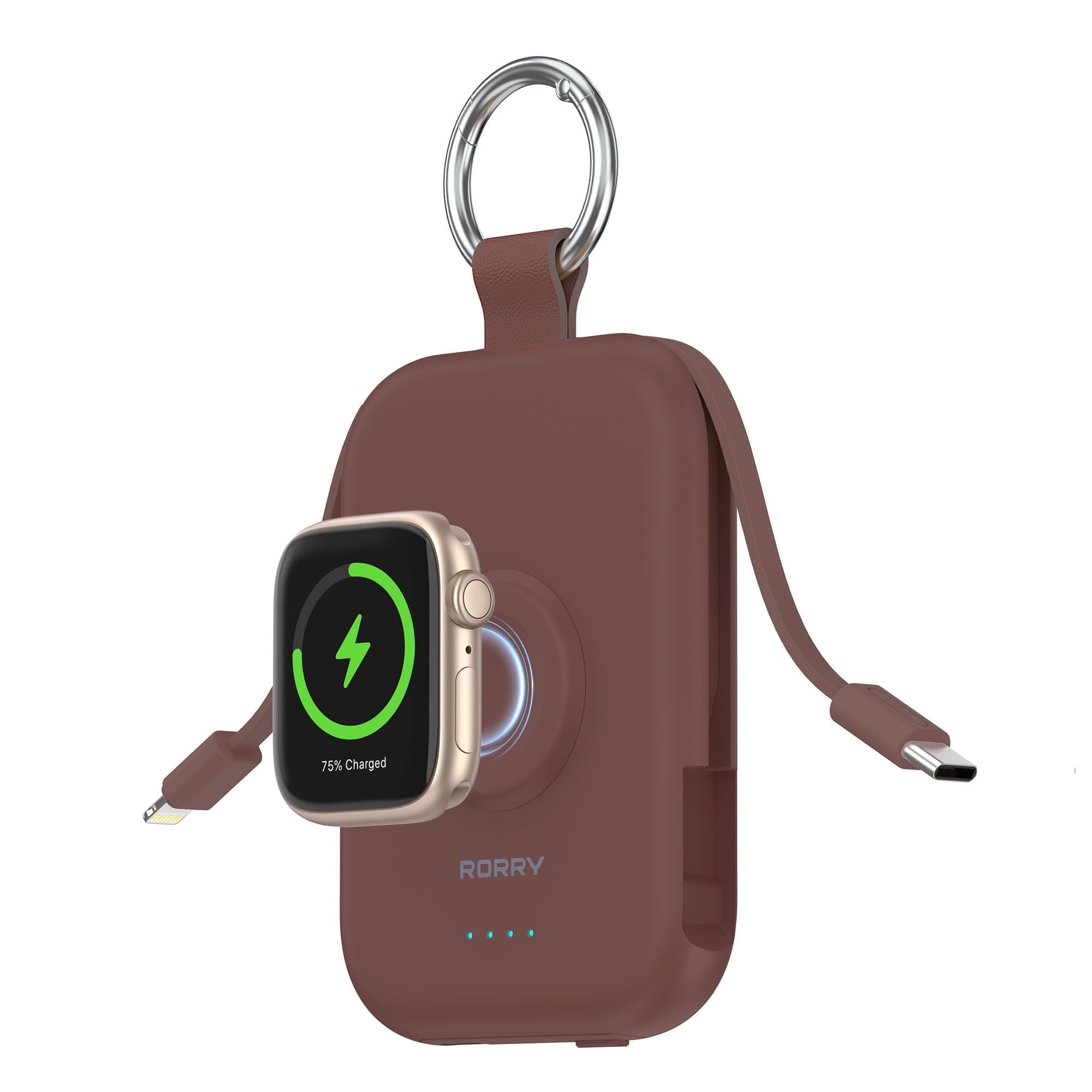 RORRY Portable Charger,5000mAh Power Bank - Apple Watch Charger with ...