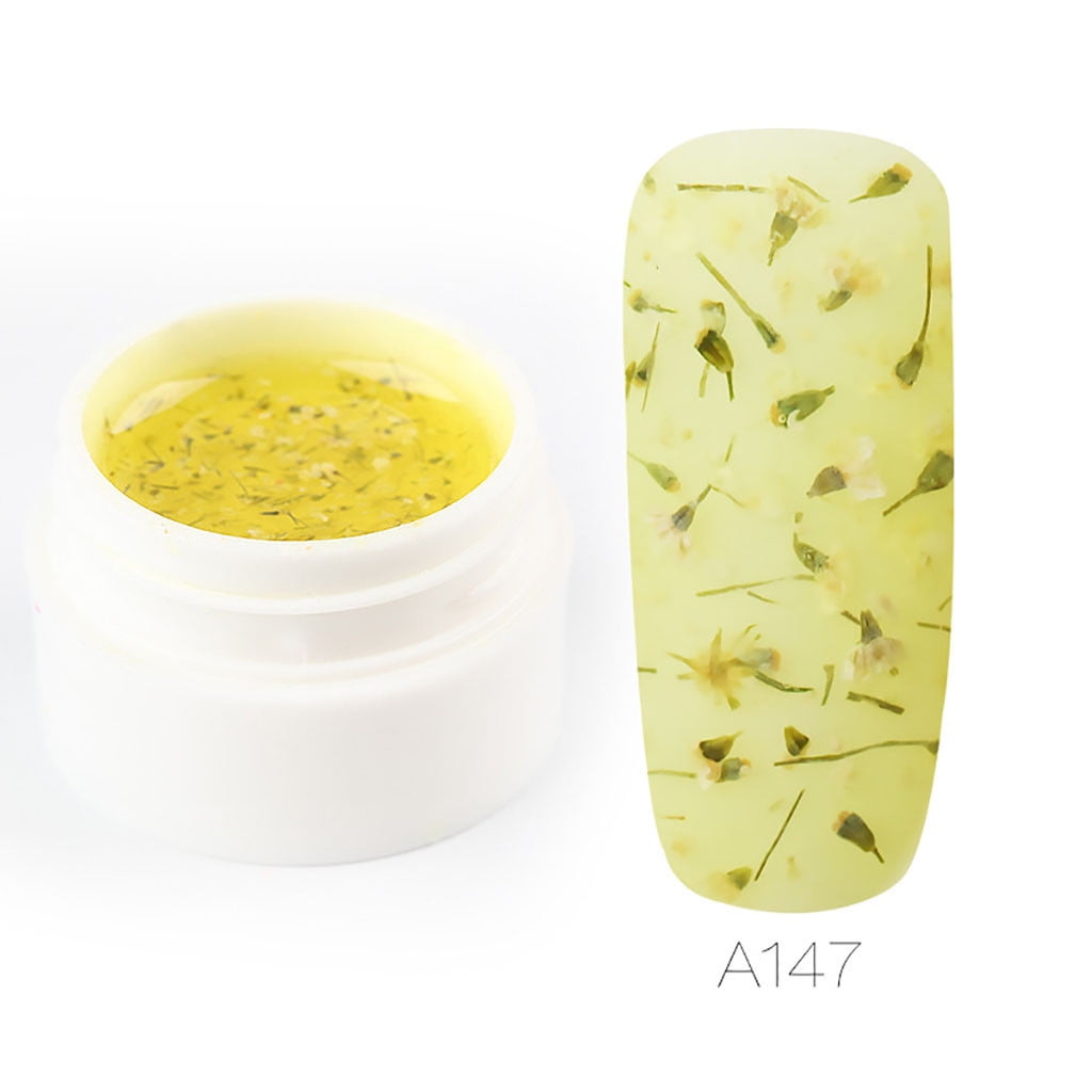 ROSALIND Dried Flower Nail Polish, Phototherapy Nail Gel,Mirror Nail ...