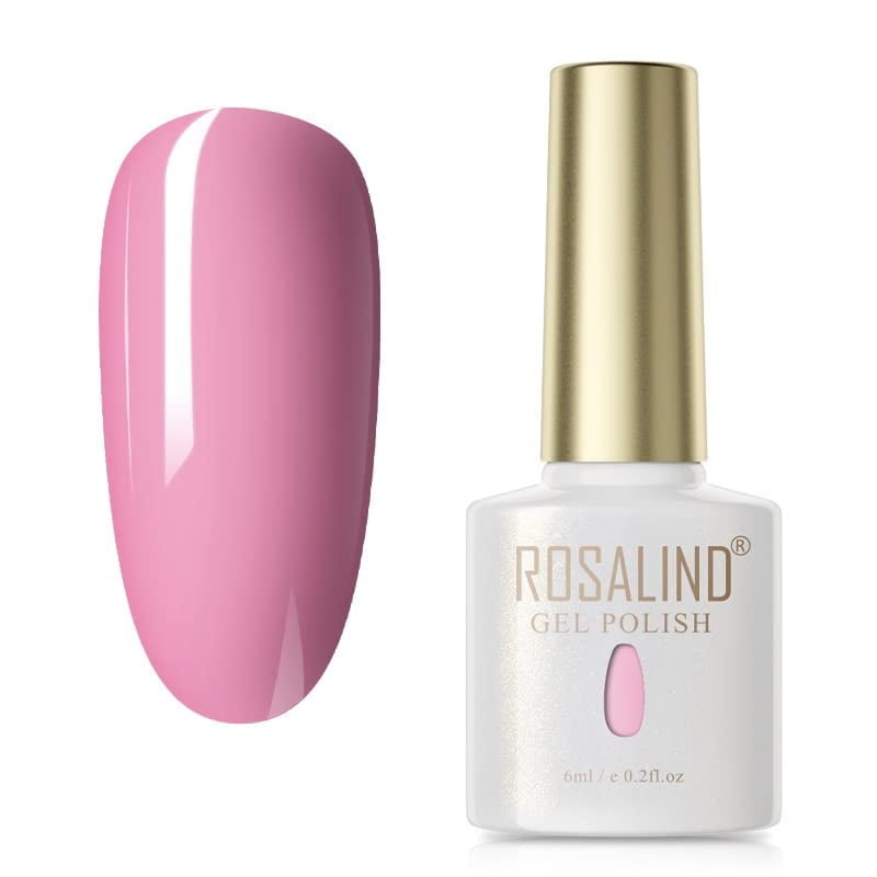 ROSALIND UV Gel Polish Soak Off 6ML from BELLE GAGA Pure Color Nail Gel Bright For Nail Art ...
