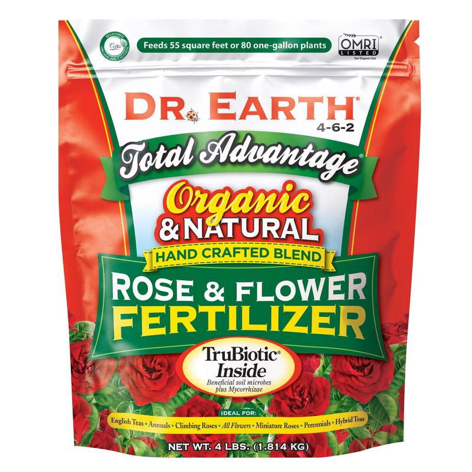 ROSE & FLOWER FERTLZR 4# (Pack of 1) - Walmart Business Supplies