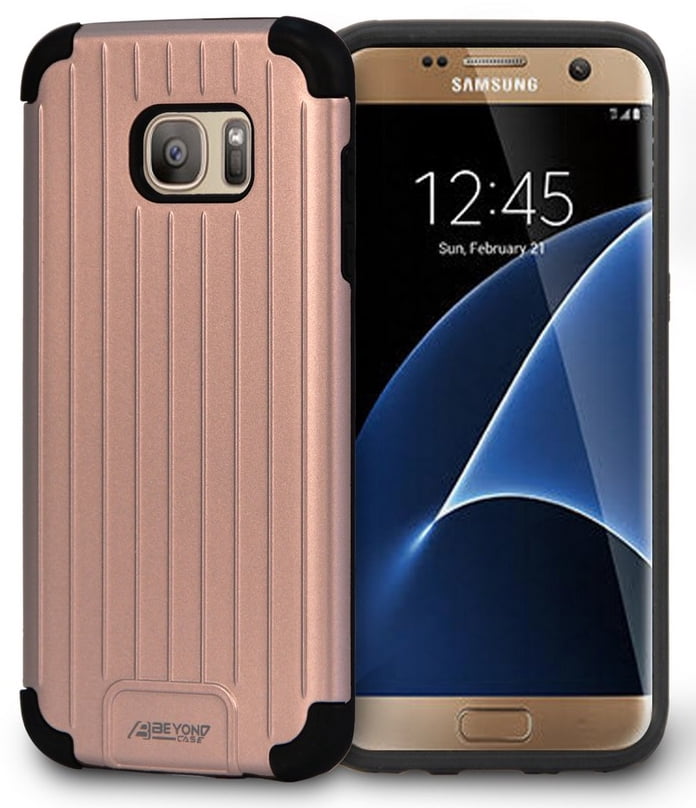 ROSE GOLD PINK MATTE SLIM DUO-SHIELD CASE COVER FOR SAMSUNG GALAXY S7 ...
