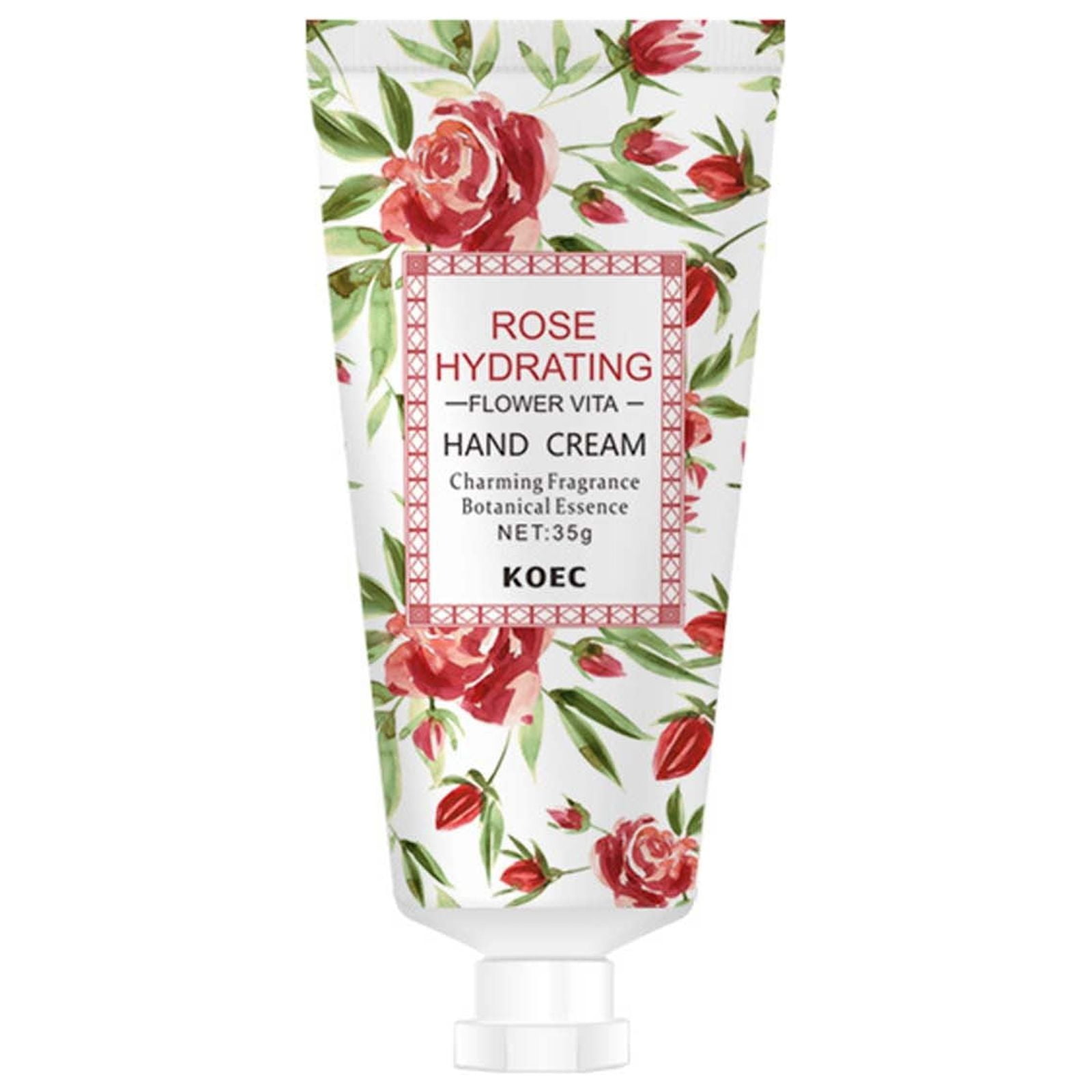 ROSE HYDRATING FLOWER HAND CREAM Charming Fragrance Botanical Essence ...