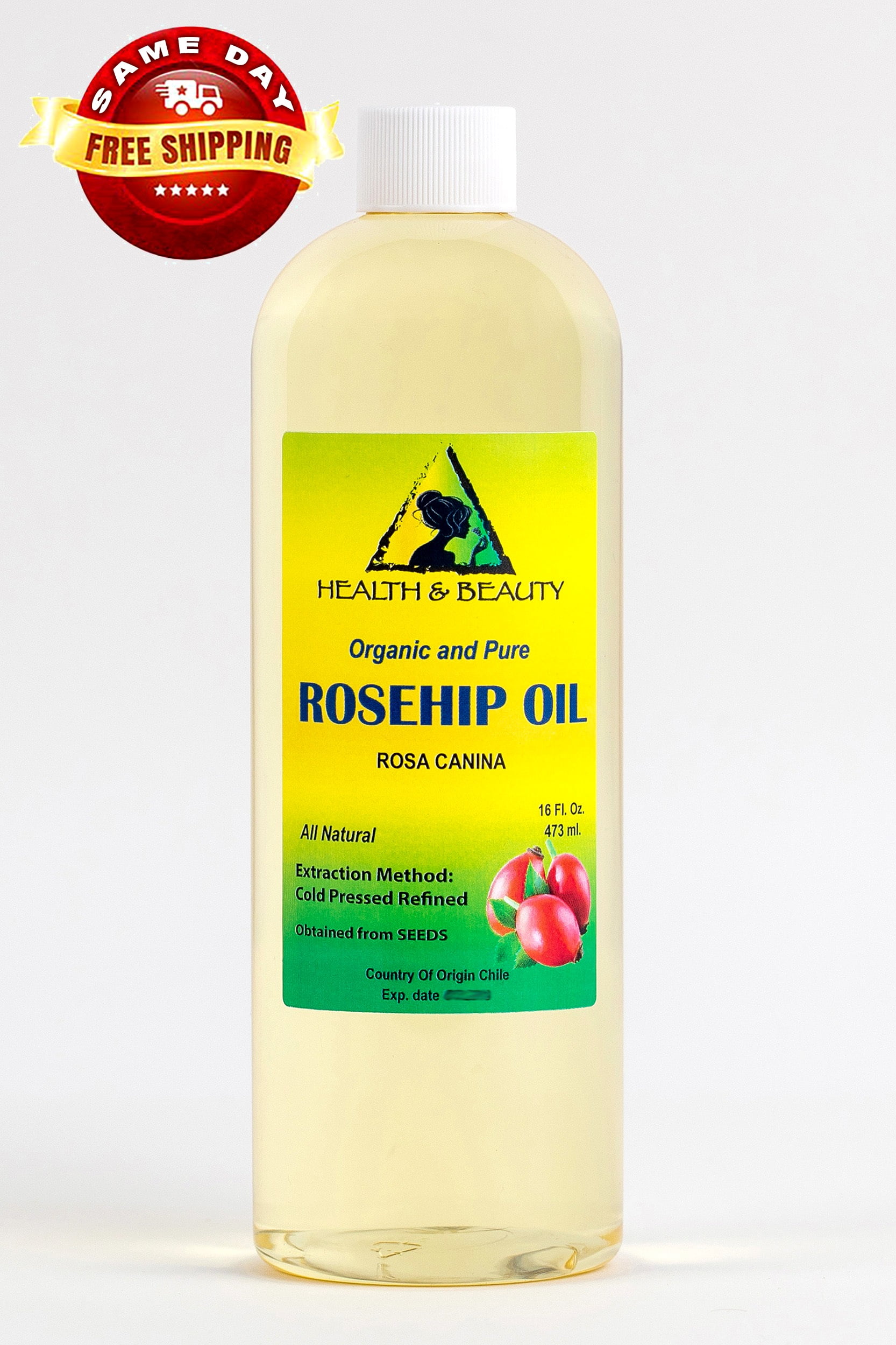ROSEHIP SEED OIL REFINED ORGANIC CARRIER COLD PRESSED PREMIUM 100% PURE ...