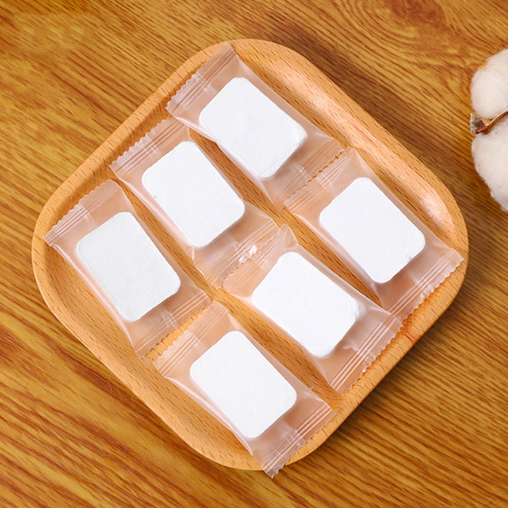 ROSENICE 1 Pack Compressed Makeup Pads White Pearl Pattern for Face ...