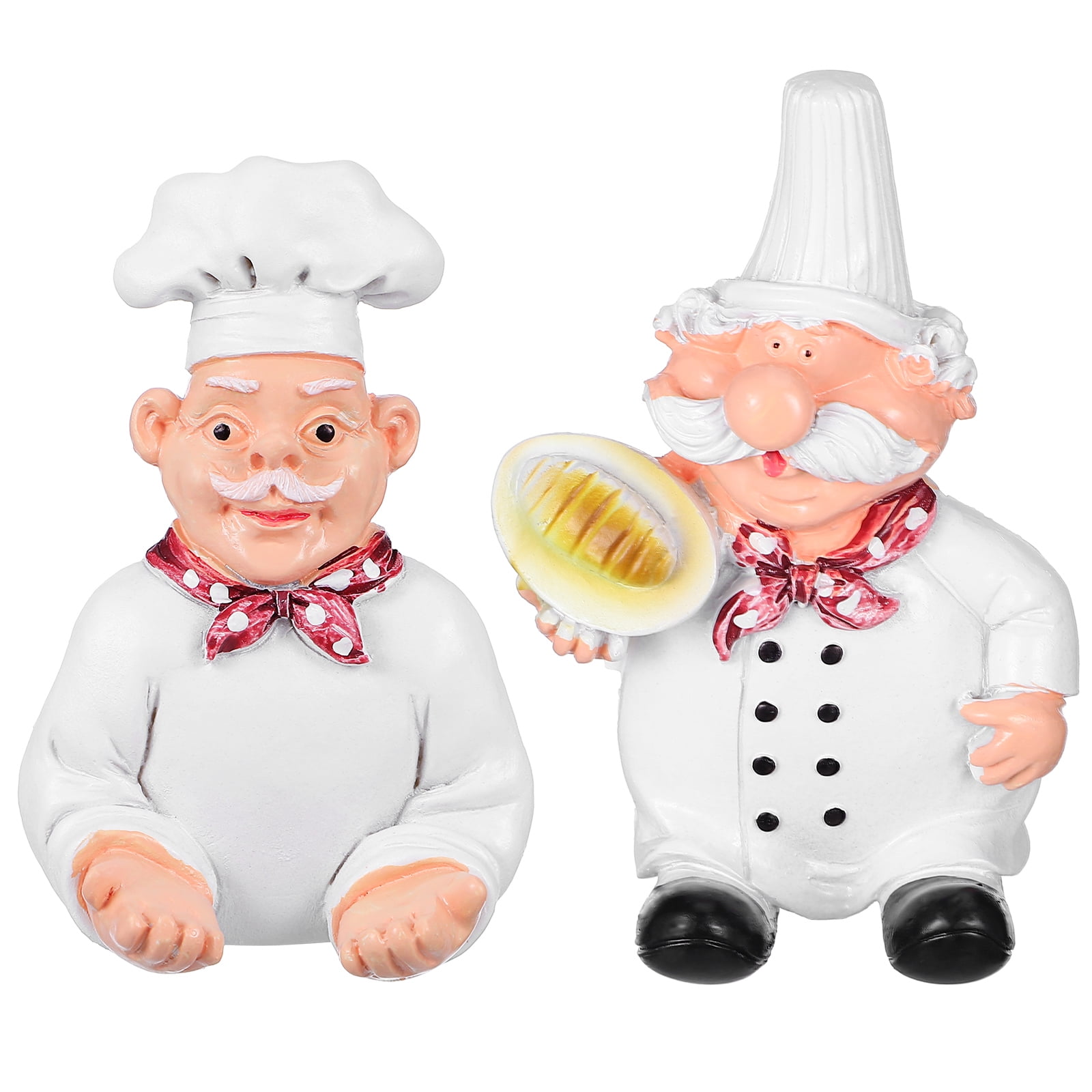 ROSENICE 1 Pair Chef Shape Wall Mount Hooks No Drilling Power Plug ...