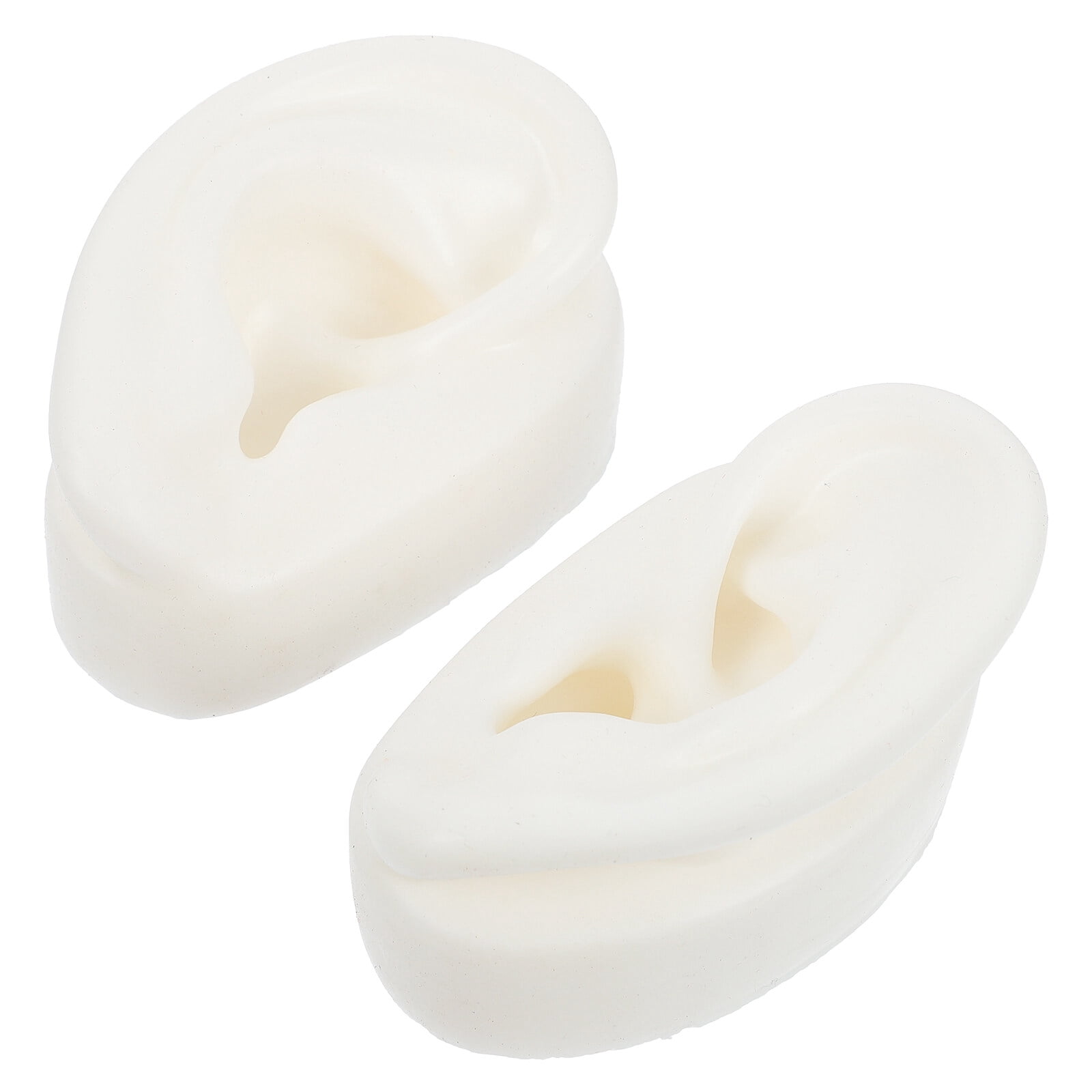 1 Pair Reusable Silicone Human Ear Model for Store Window Displays ...