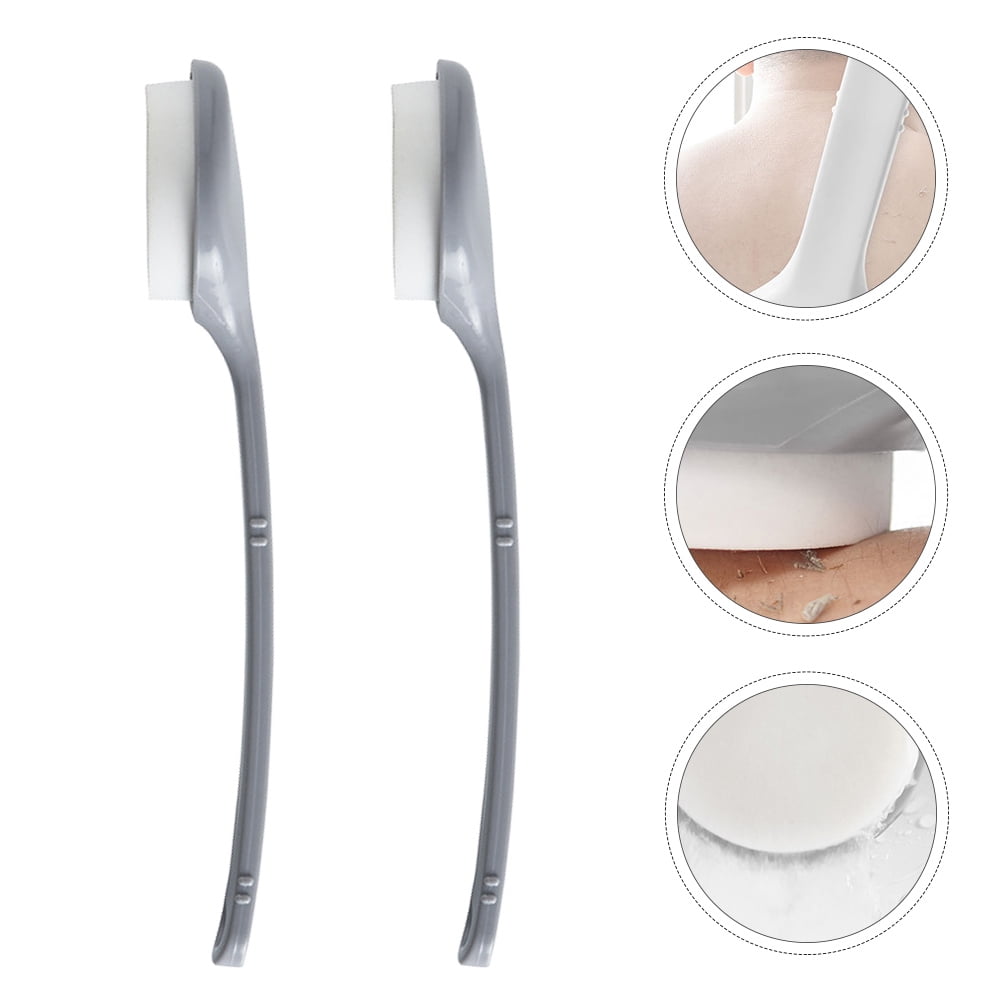 ROSENICE 1 Set 2 Pcs Comfortable Bath Long Handle Body Cleaning ...