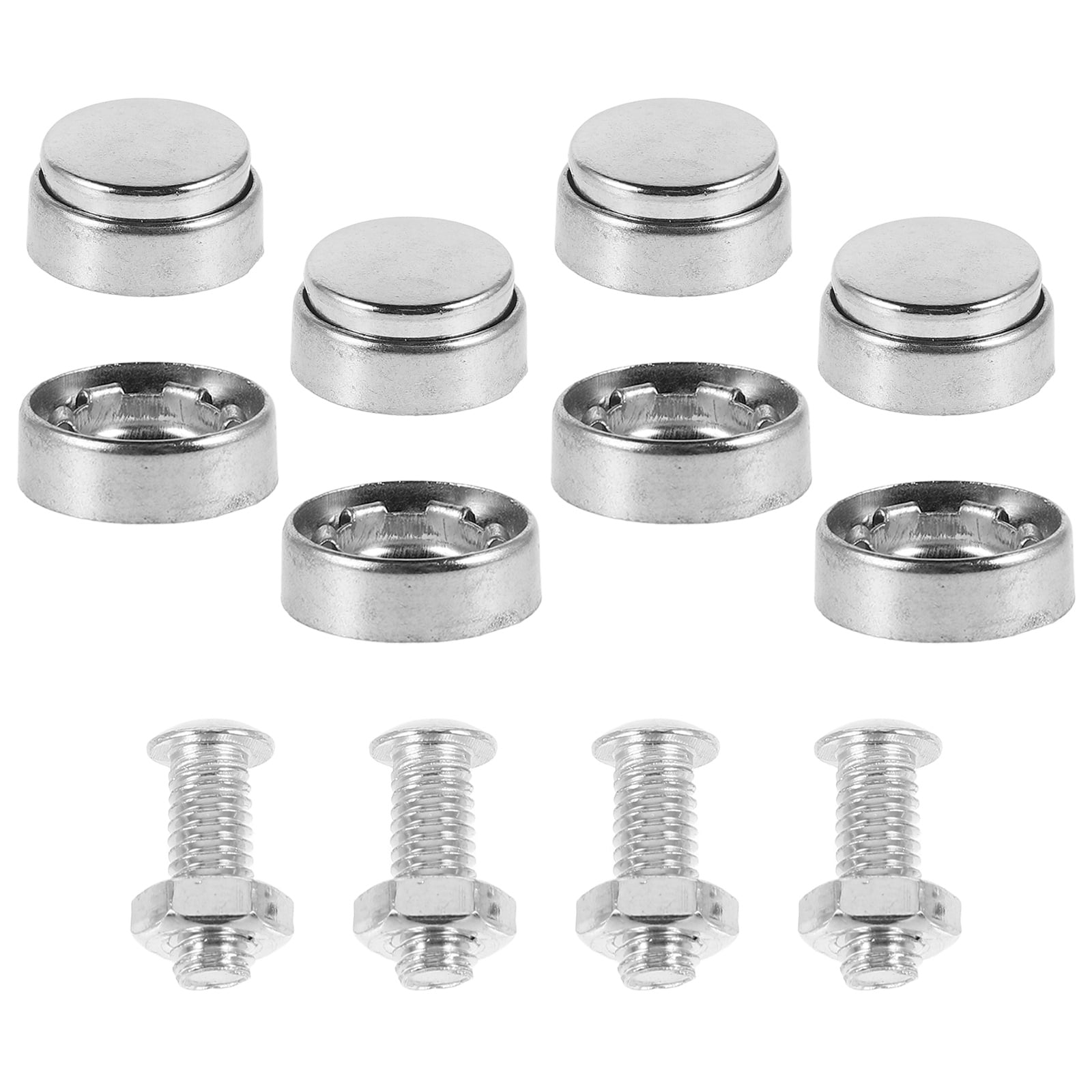 ROSENICE 1 Set Anti-Theft License Plate Screws Set Car Plate Screw ...