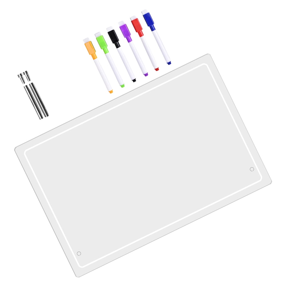 ROSENICE 1 Set Clear Memo Boards for Furniture Decoration 11.79X7.86in ...