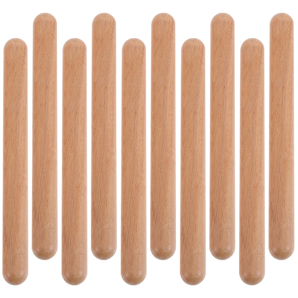 ROSENICE 1 Set Rhythm Sticks Light Yellow for Sound Production Kids ...