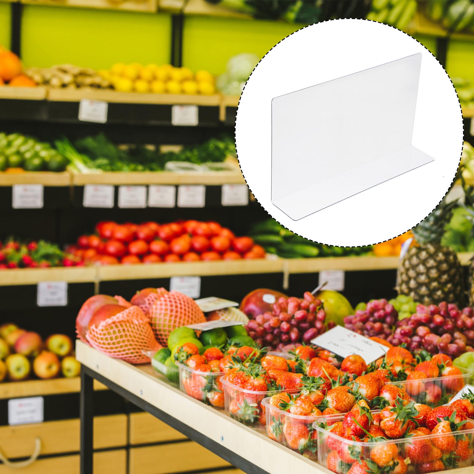 ROSENICE 10 Pcs Shelf Divider Goods Classification Boards Organization ...