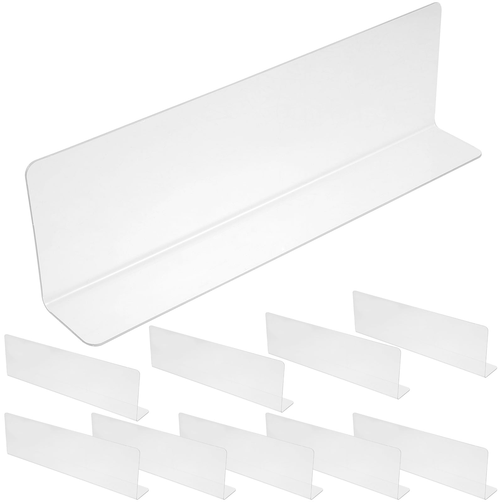 ROSENICE 10 Pcs Shelf Divider for Wire Shelves Shelving Splitter ...