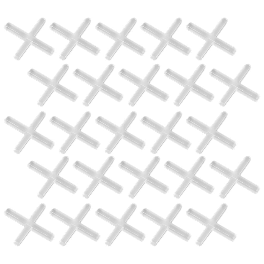 ROSENICE 10 Sets Cross Shaped White Pe Tile Spacers for Floor Laying ...