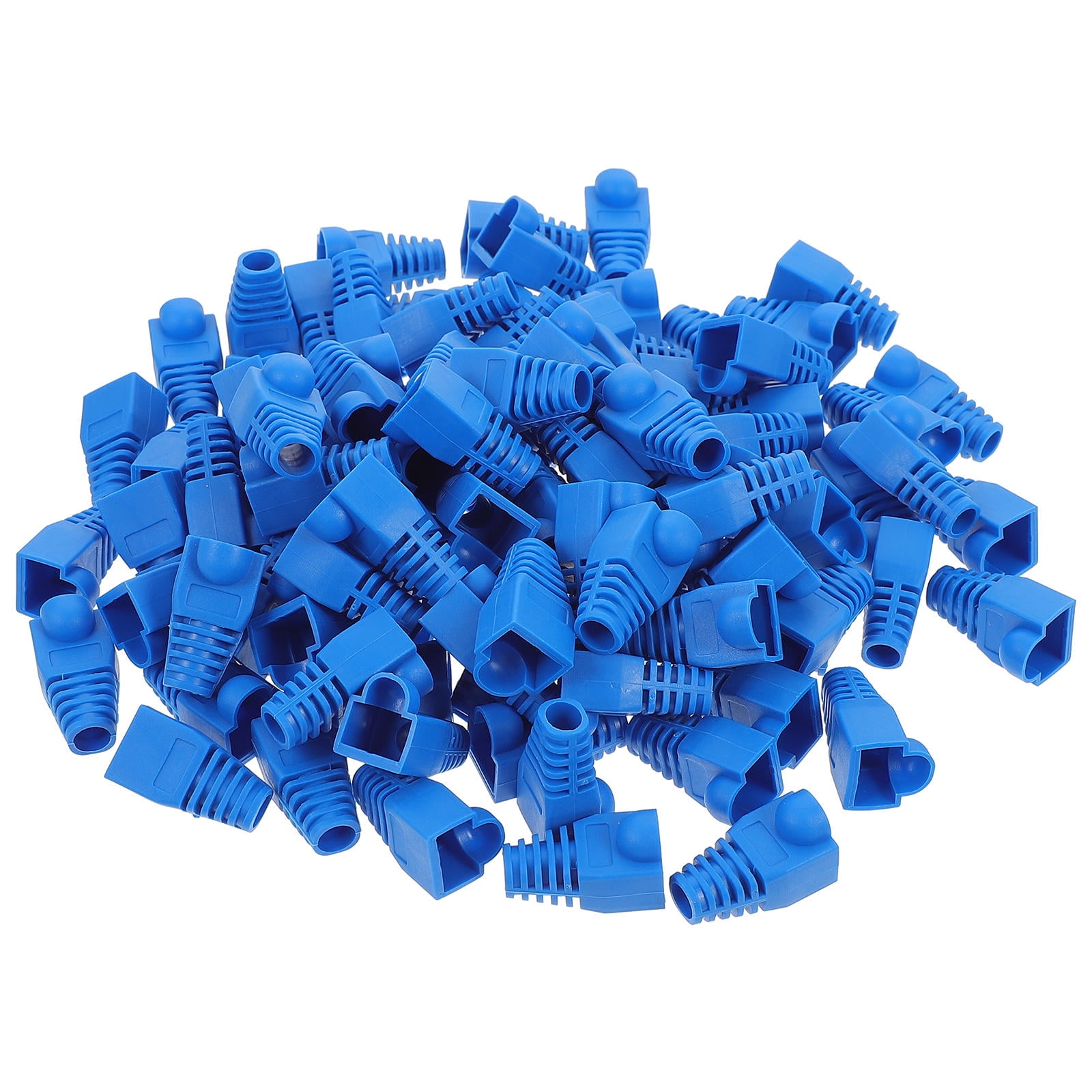 ROSENICE 100 PCS Network Cable Cover Replacement Anti-bend Network Boot ...