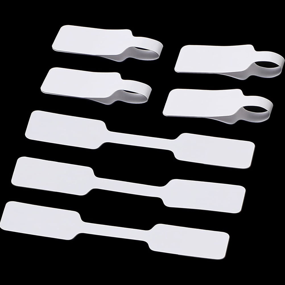 ROSENICE 100 Pcs Cable Labels for School Cables Tidy Management White ...