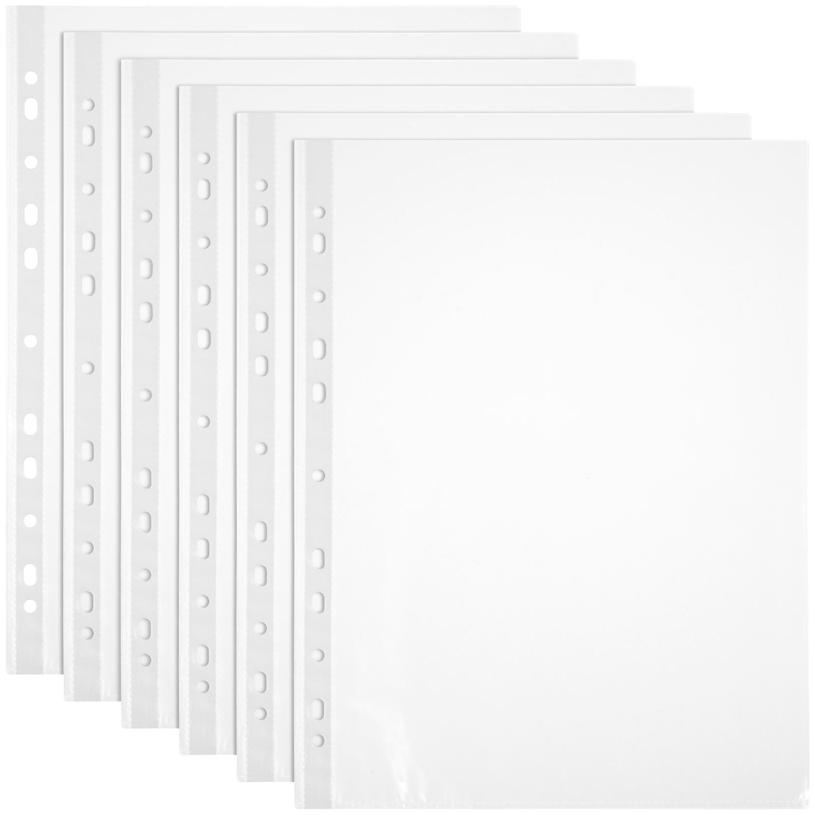 ROSENICE Clear Paper Protectors Top Loading PP Material 100Pcs 11.8X9 ...
