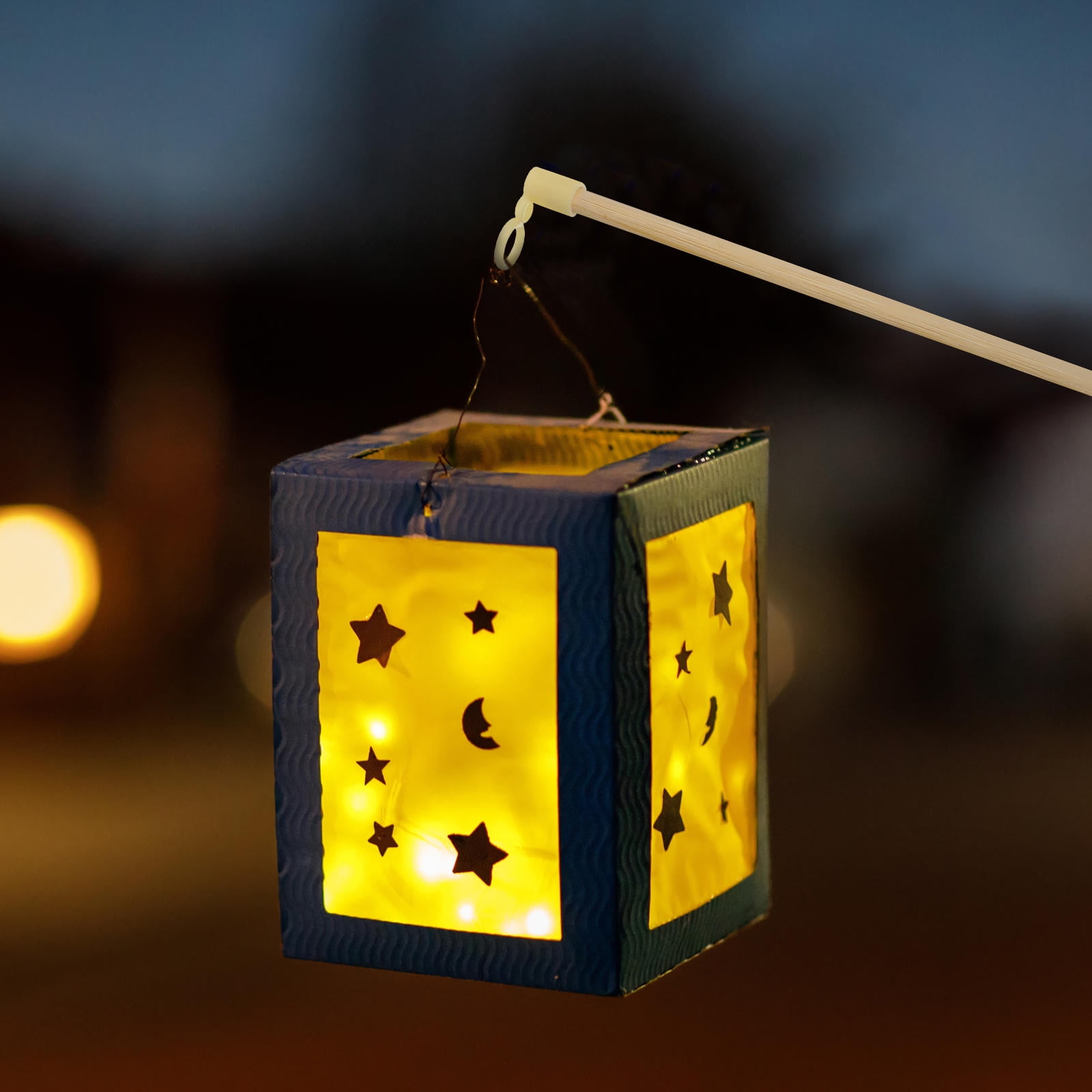 ROSENICE Bamboo Stick Lantern Pole Beige 100pcs 11x0.2x0.2in ...