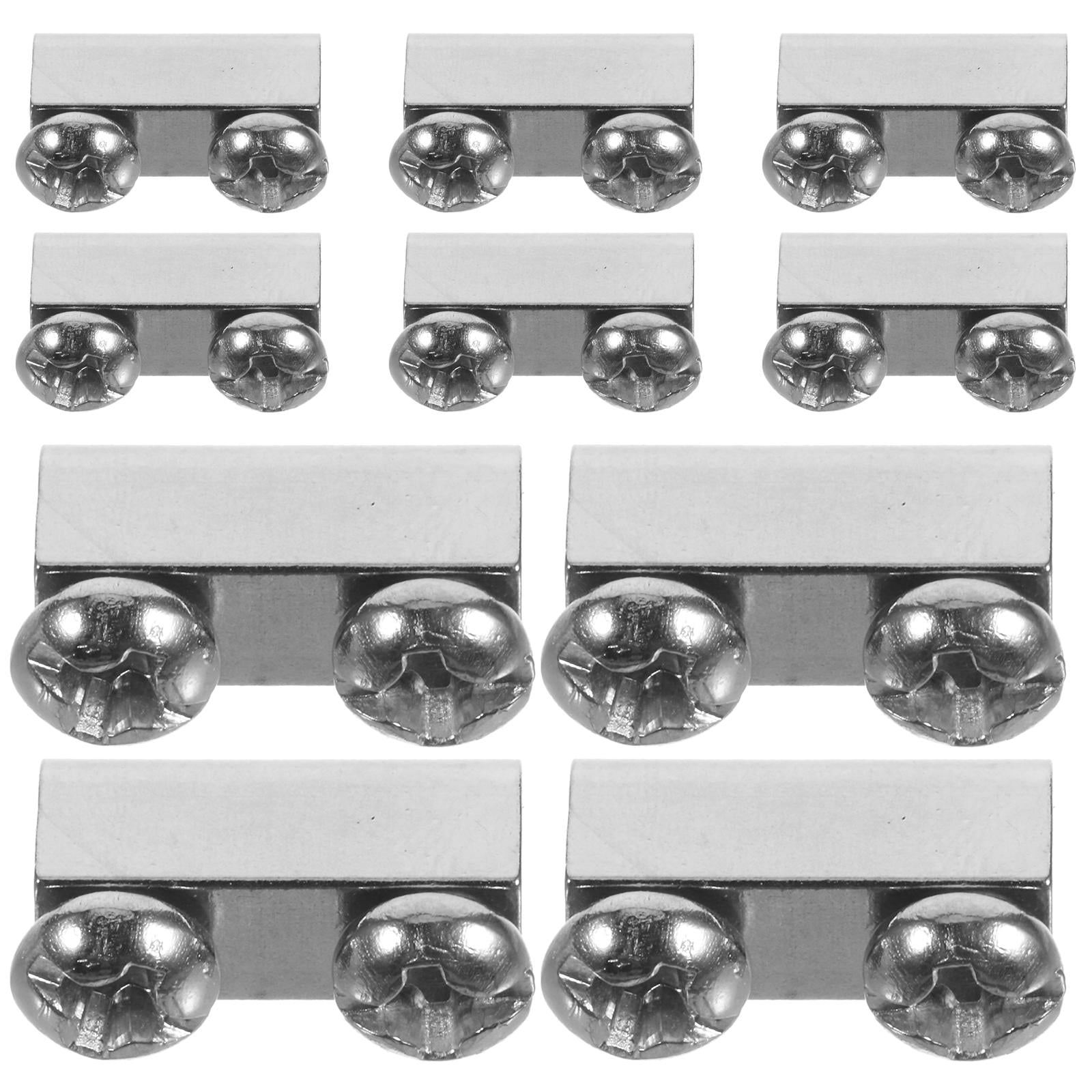 ROSENICE 10Pack Cable Clamp Stainless Steel Wire Fitting for Signage ...