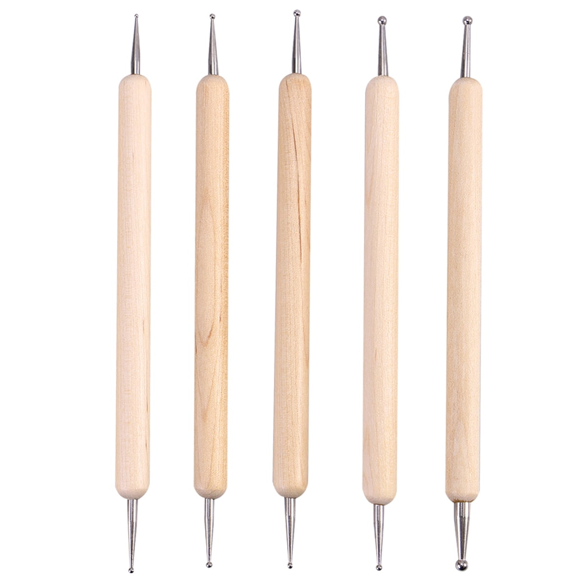 ROSENICE 10Pcs Dot Painting Tool for Ceramic Clay Tools Blue Round Tip ...