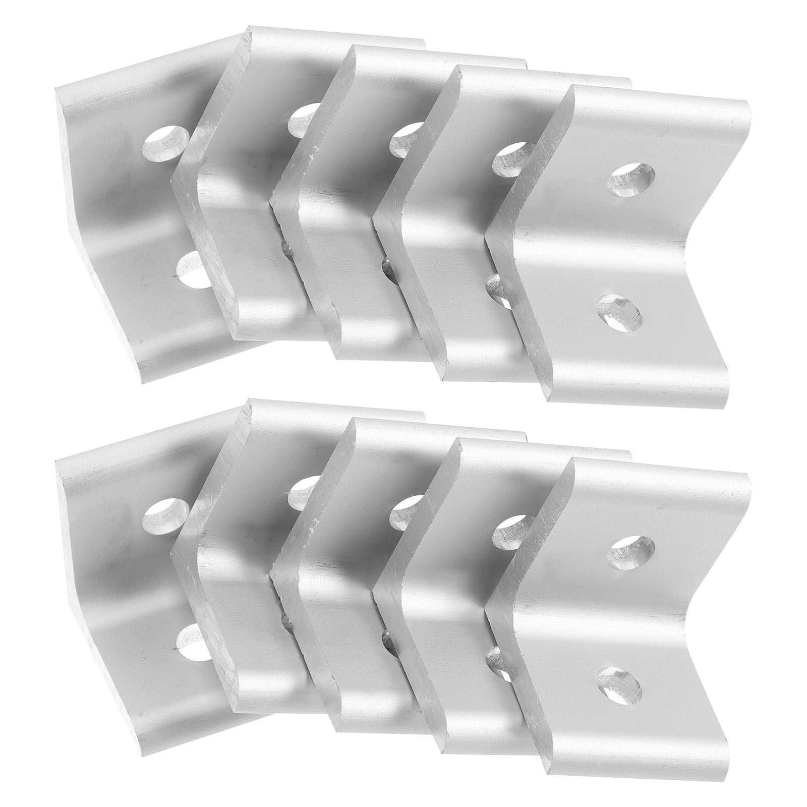 ROSENICE 10Pcs High Connection Strength Silver Pressed Angle Brackets ...