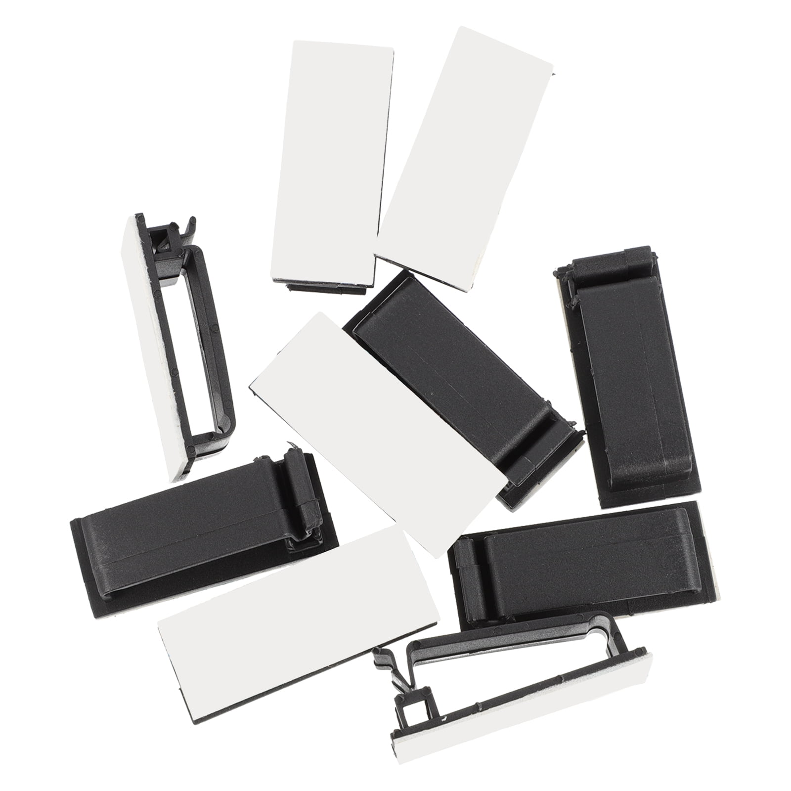 ROSENICE 10Pcs Office Desktop Cable Clips Cord Management Clips ...