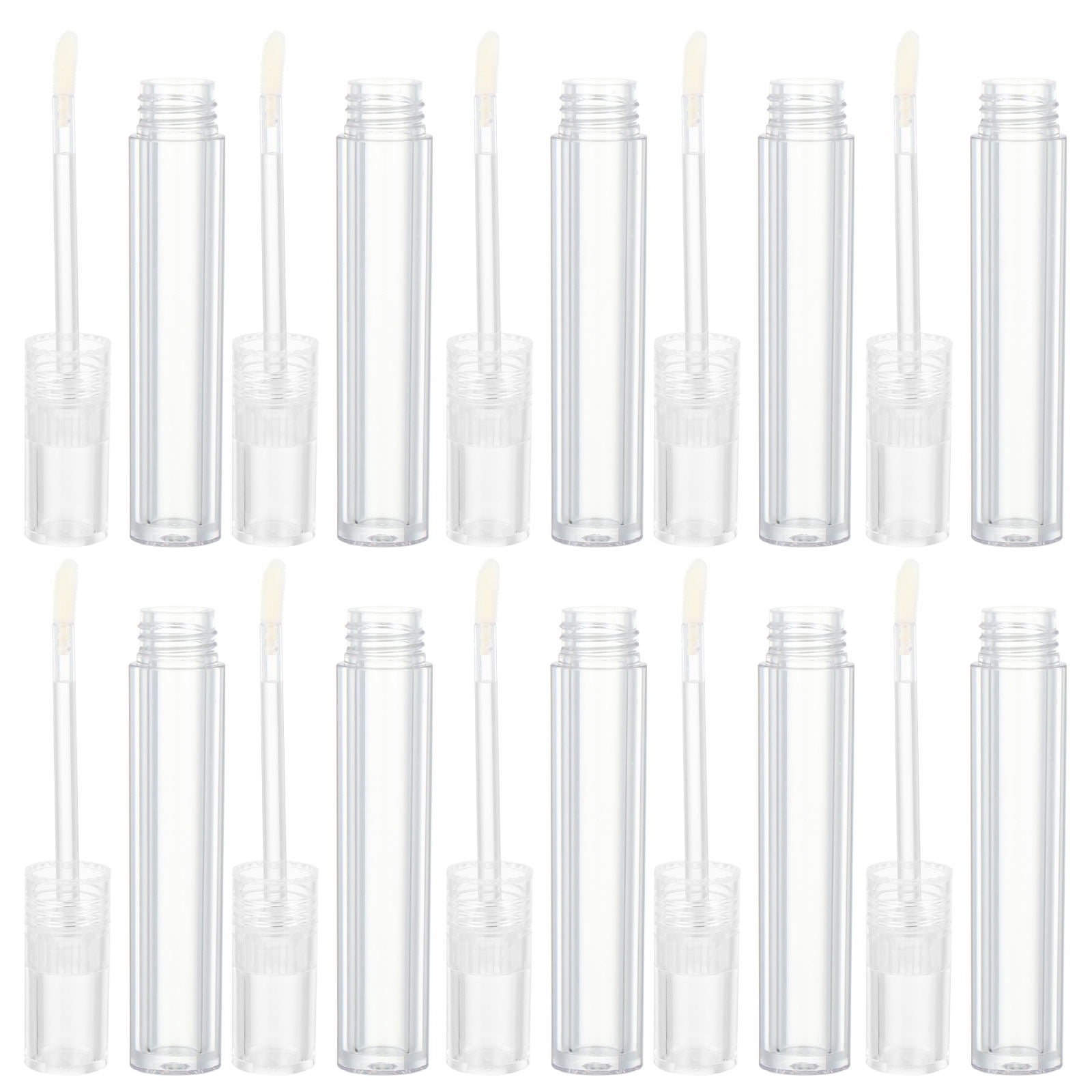 ROSENICE 10Pcs Refillable Lip Gloss Tubes Empty Transparent Plastic ...