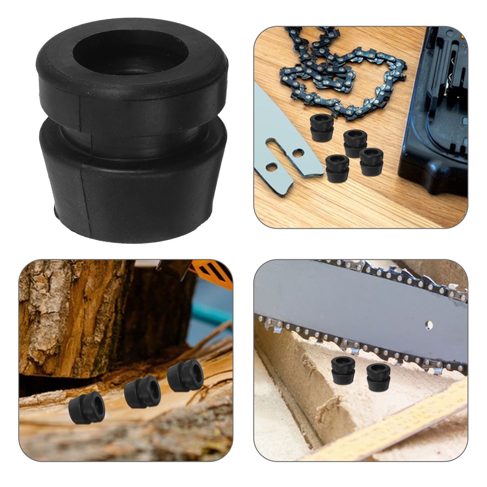 ROSENICE 10Set Annular Rubber Plug for Chainsaw Anti Vibration Buffer ...