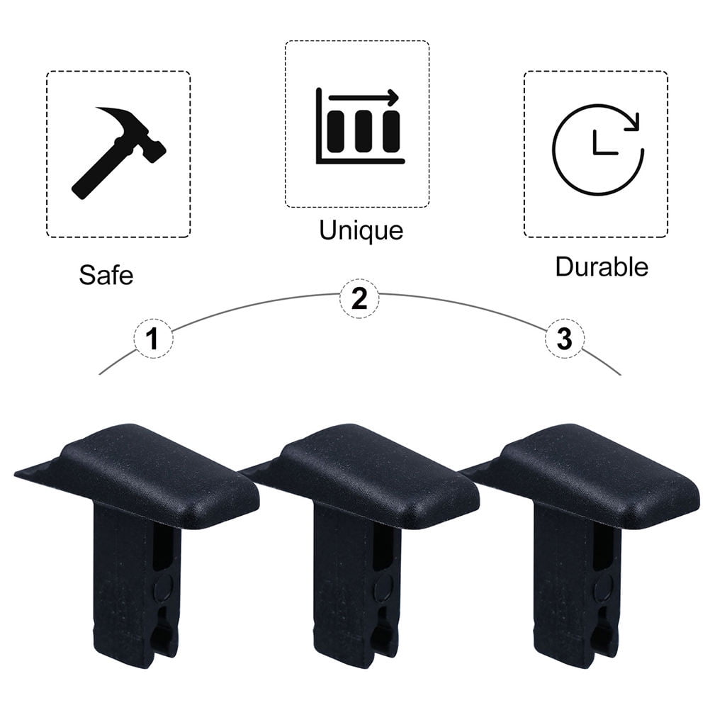 ROSENICE 12Pcs Black Square Telescopic Ladder Switches for Folding ...