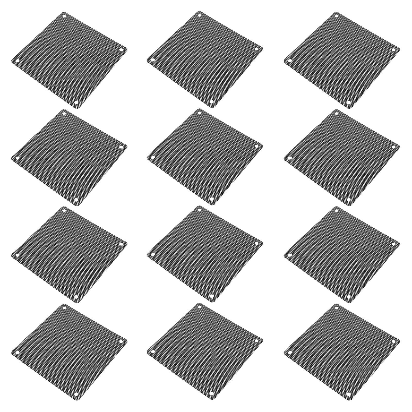 ROSENICE 12pcs PC Fan Computer Fan Grill -proof Case Cover Screen ...