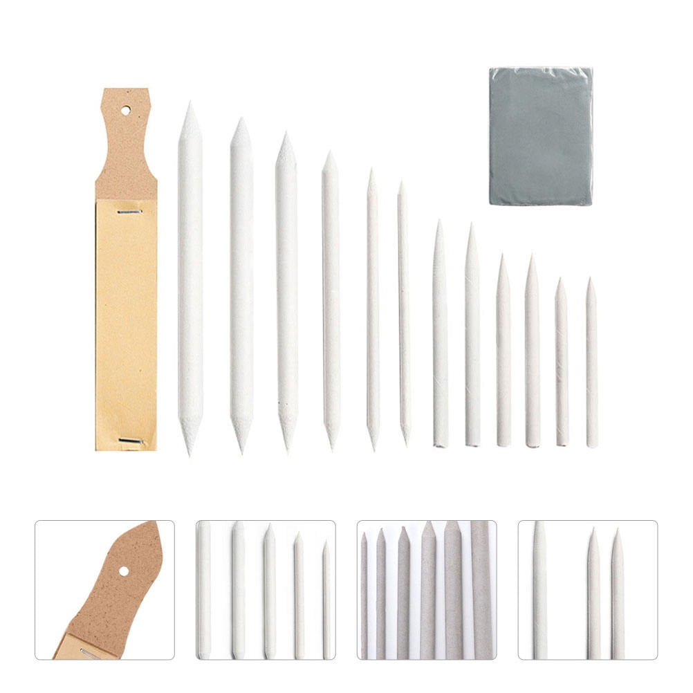 ROSENICE Professional Drawing Supplies Blending Stumps Paper 1 Set 6 ...