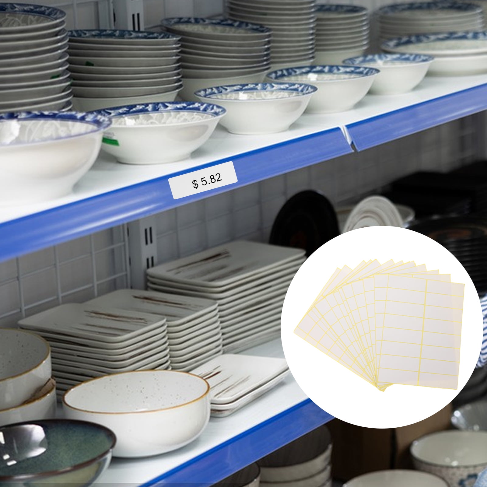ROSENICE 15 Sheets Adhesive Labels for Pricing and Inventory ...