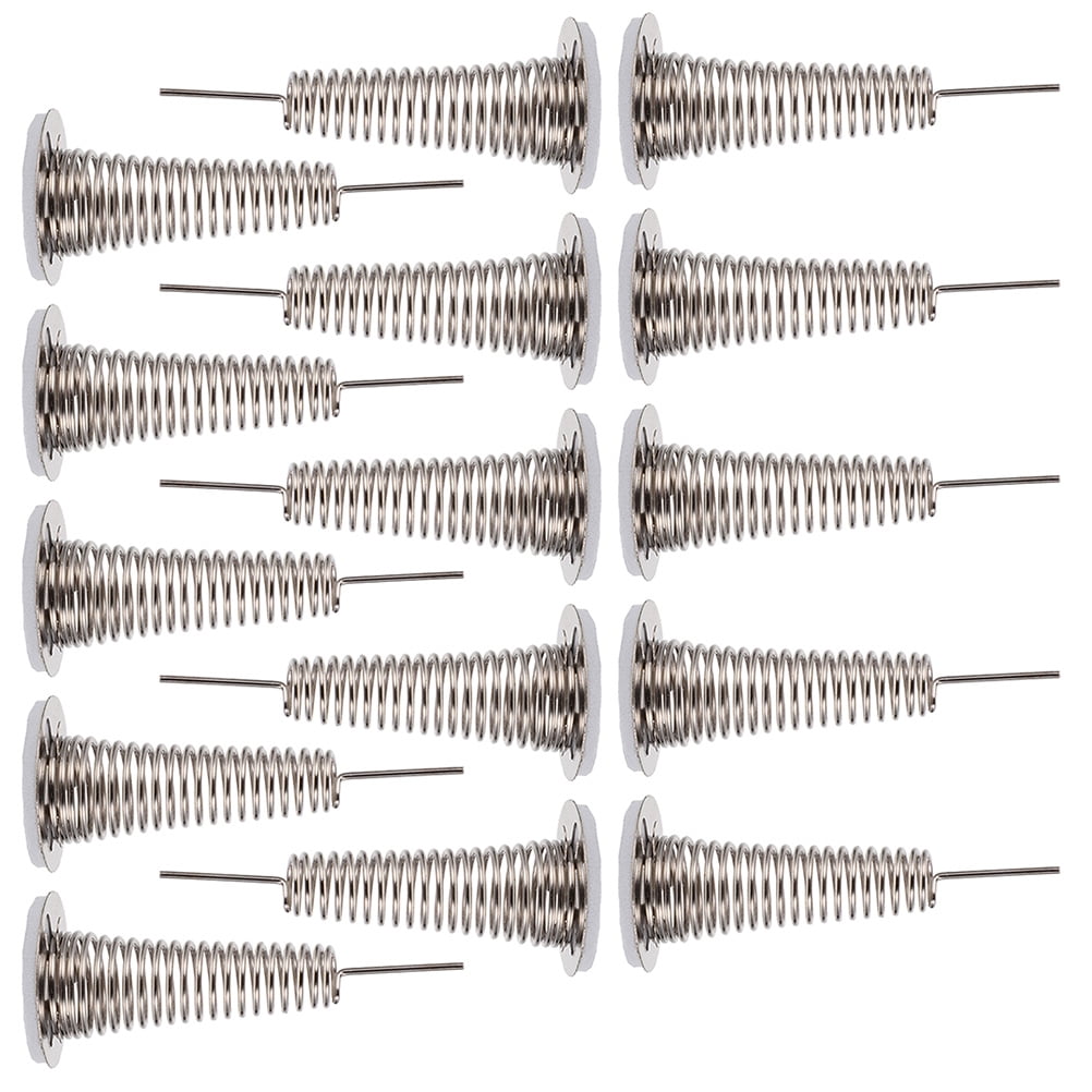 ROSENICE 15Pcs Clay Ornament Spring Base Adhesive Spring Base Fortune ...