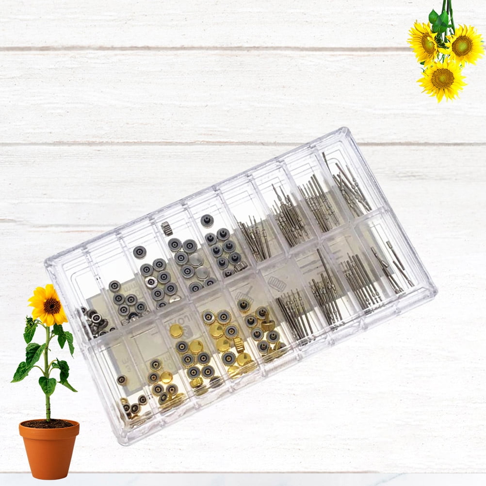 ROSENICE 170Pcs Watch Crown Tool Set Assorted Color for Watchmaker ...