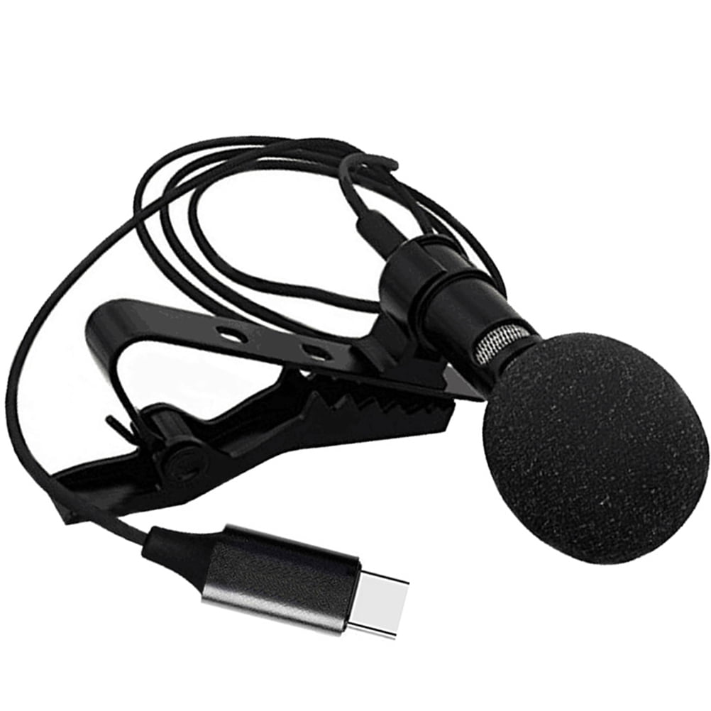 ROSENICE 1Pack Black Mini Lavalier Microphone for Smartphone with ...