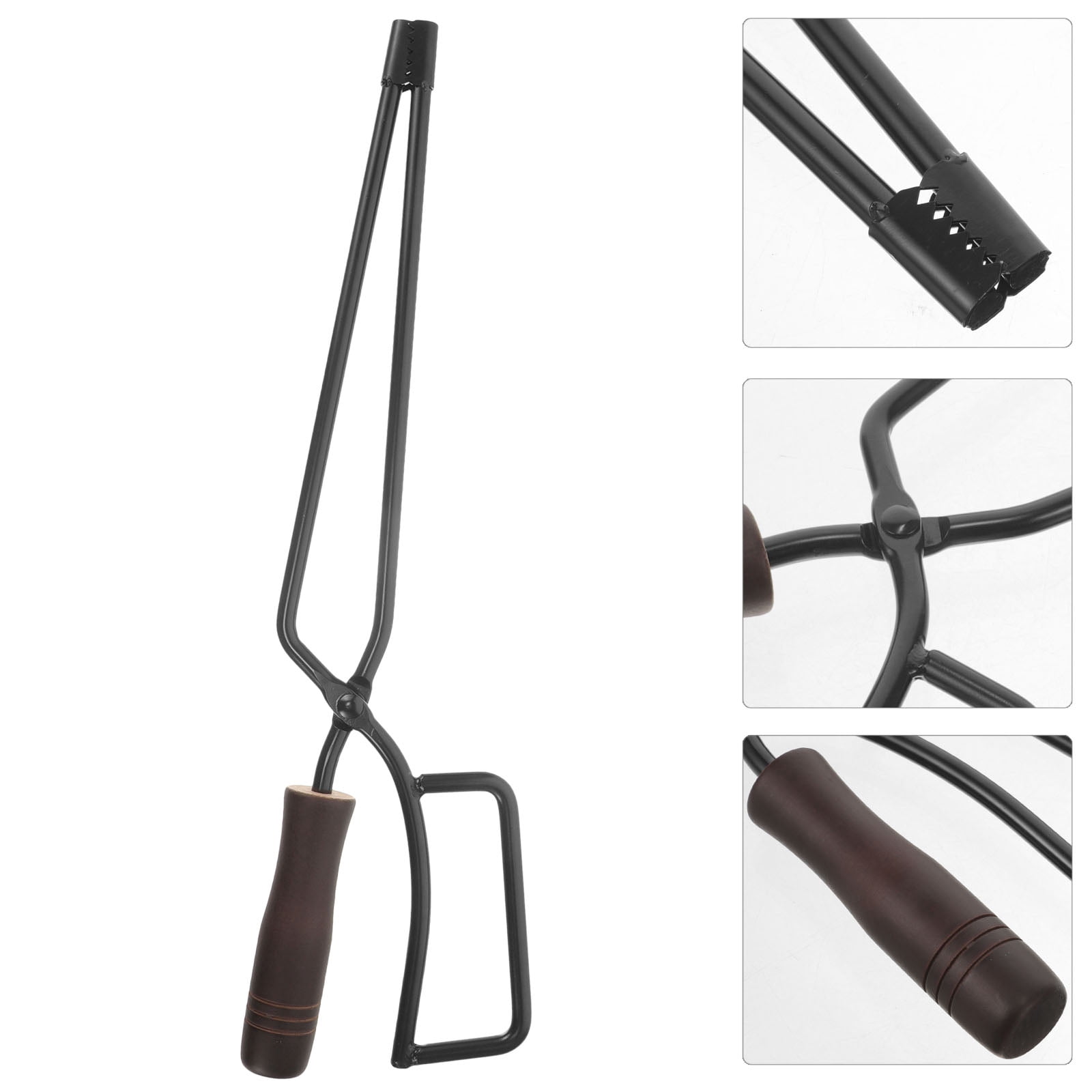 ROSENICE 1Pack Camping Fire Tongs for Stove Pits and Restaurant Events ...