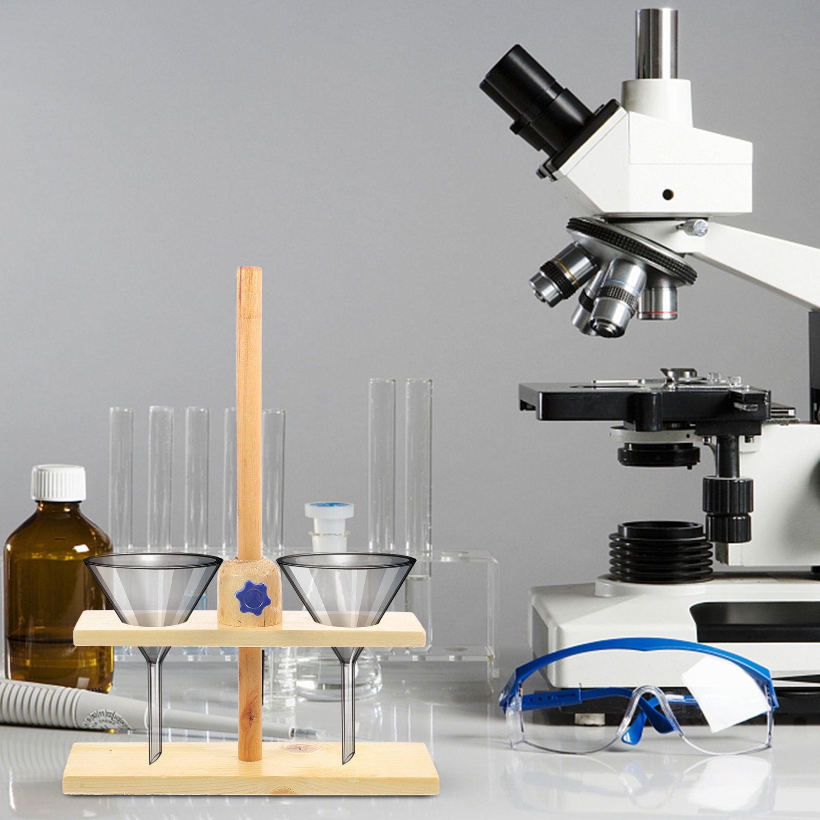 ROSENICE 1Pack Plastic Small Funnel Stand for Students Teachers ...