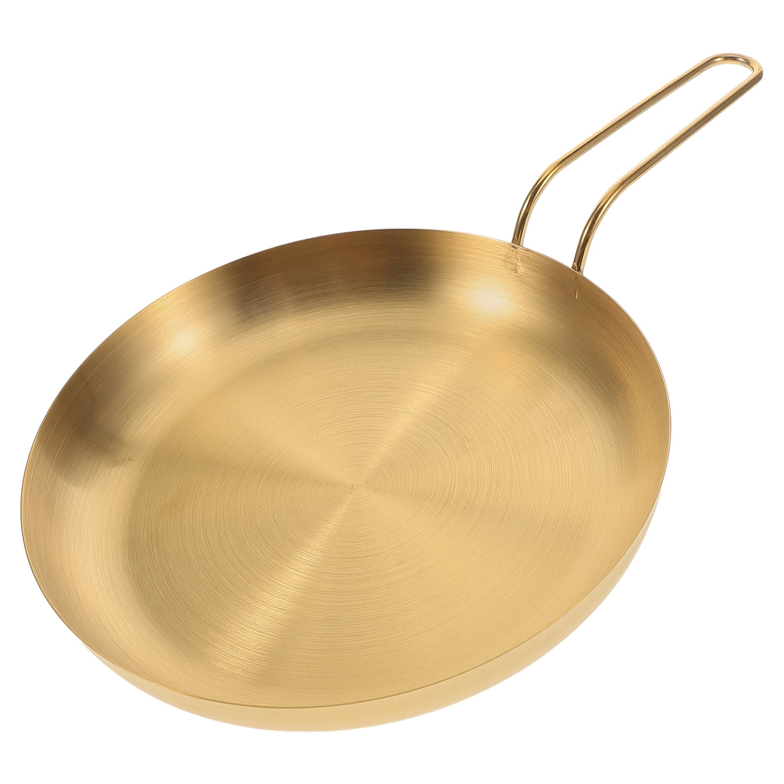 ROSENICE 1Pack Stainless Steel Plate Golden Metal Unbreakable For ...