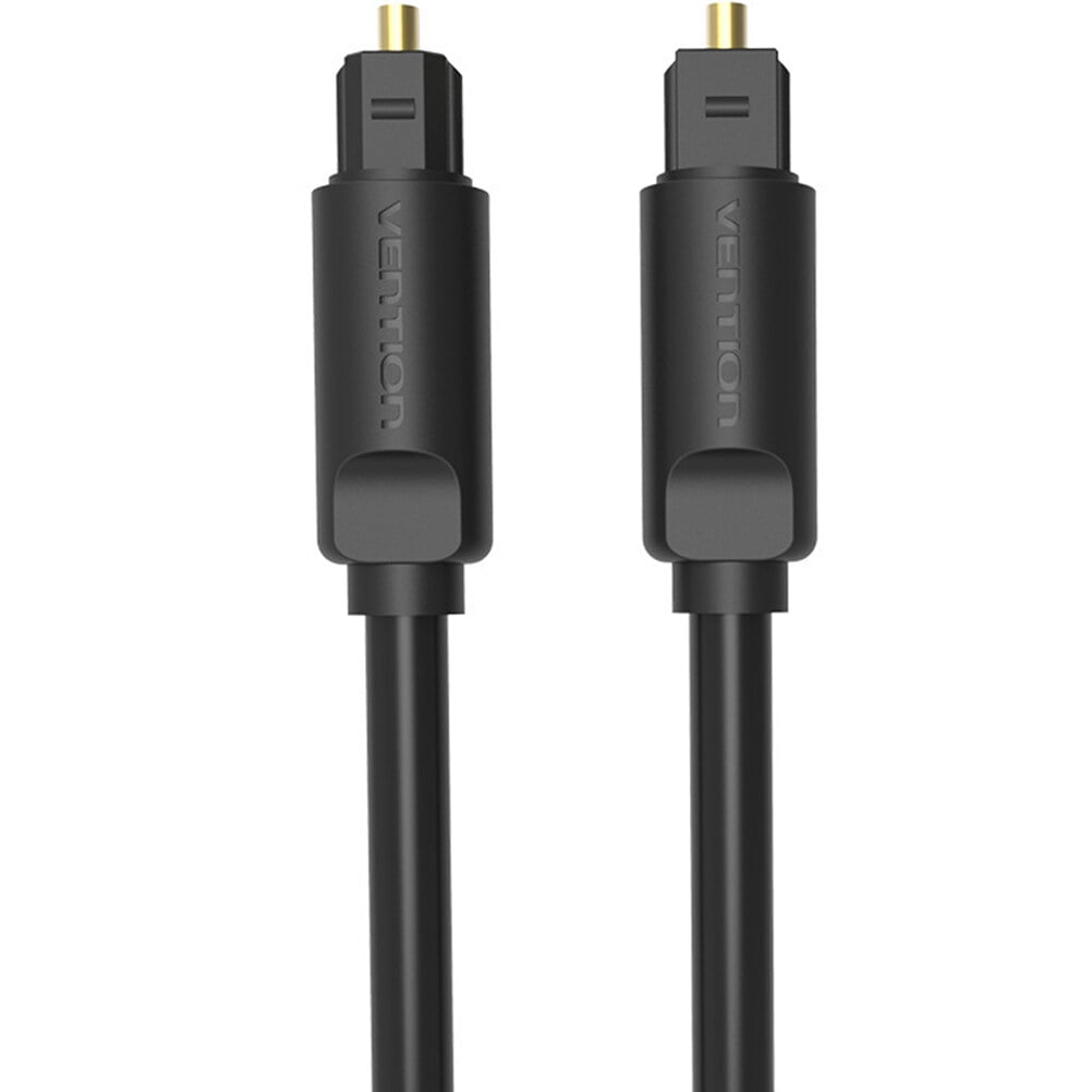 ROSENICE 1Pcs 150cm 5.0mm Black Optical Fiber Audio Cable for Speaker ...