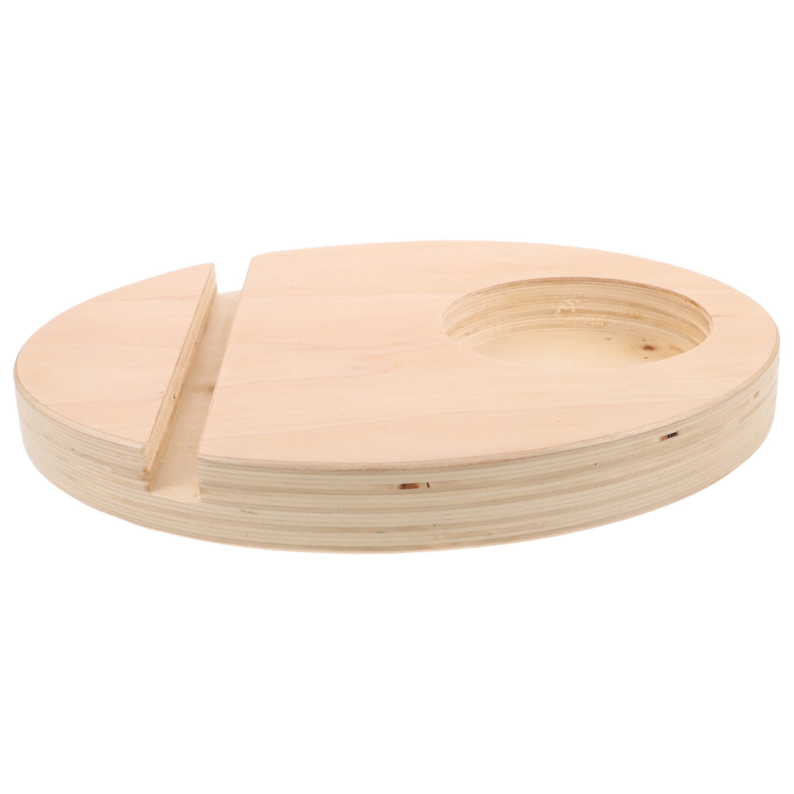 ROSENICE 1Pcs Khaki Wood Fitness Balance Training Board Base for Home ...